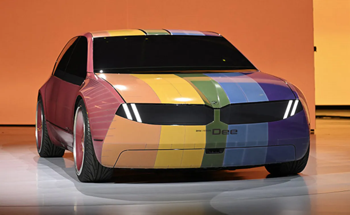 BMW unveil World's First Fully Color- Changing Car